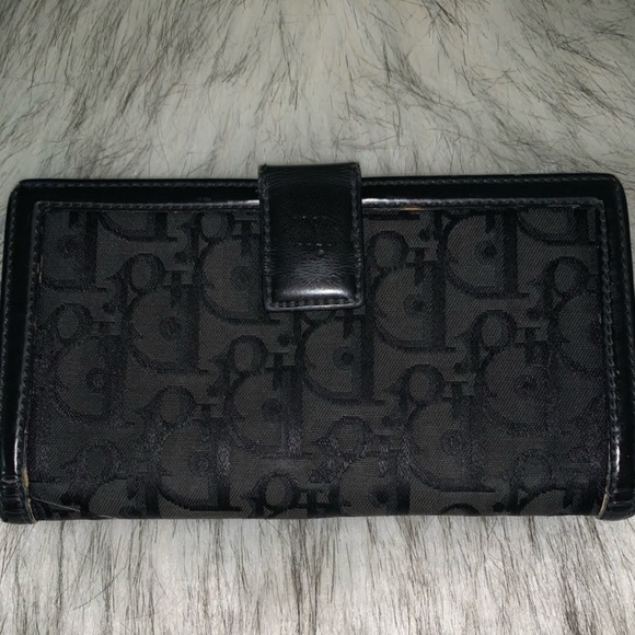 Dior | Bags | Authentic Dior Monogram Logo Design Wallet Vintage | Poshmark
